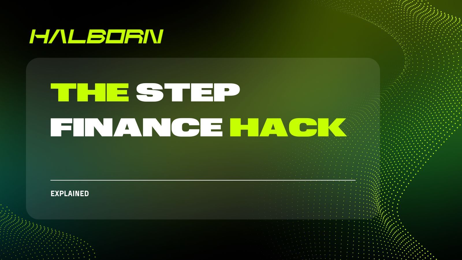 Explained: The Step Finance Hack (January 2026)