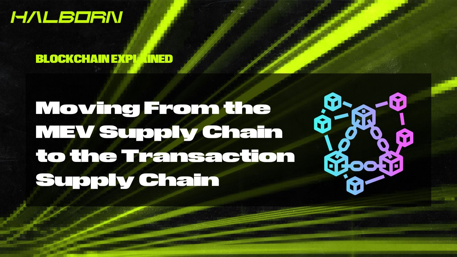 Moving From the MEV Supply Chain to the Transaction Supply Chain