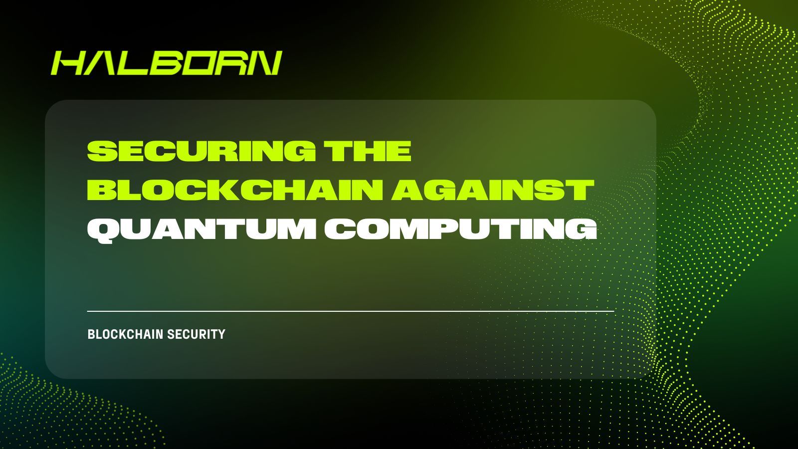 Securing the Blockchain Against Quantum Computing