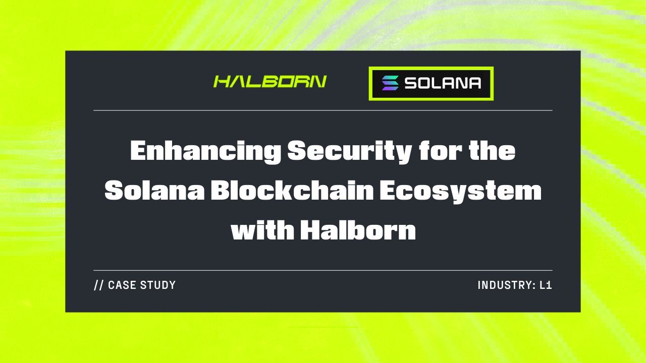Case Study: Enhancing Security for the Solana Blockchain Ecosystem with ...